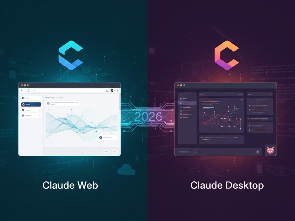 【2026年版】Claude Web版 vs Desktop版 完全比較 - GitHub連携の設定から使い分けまで徹底解説 ...